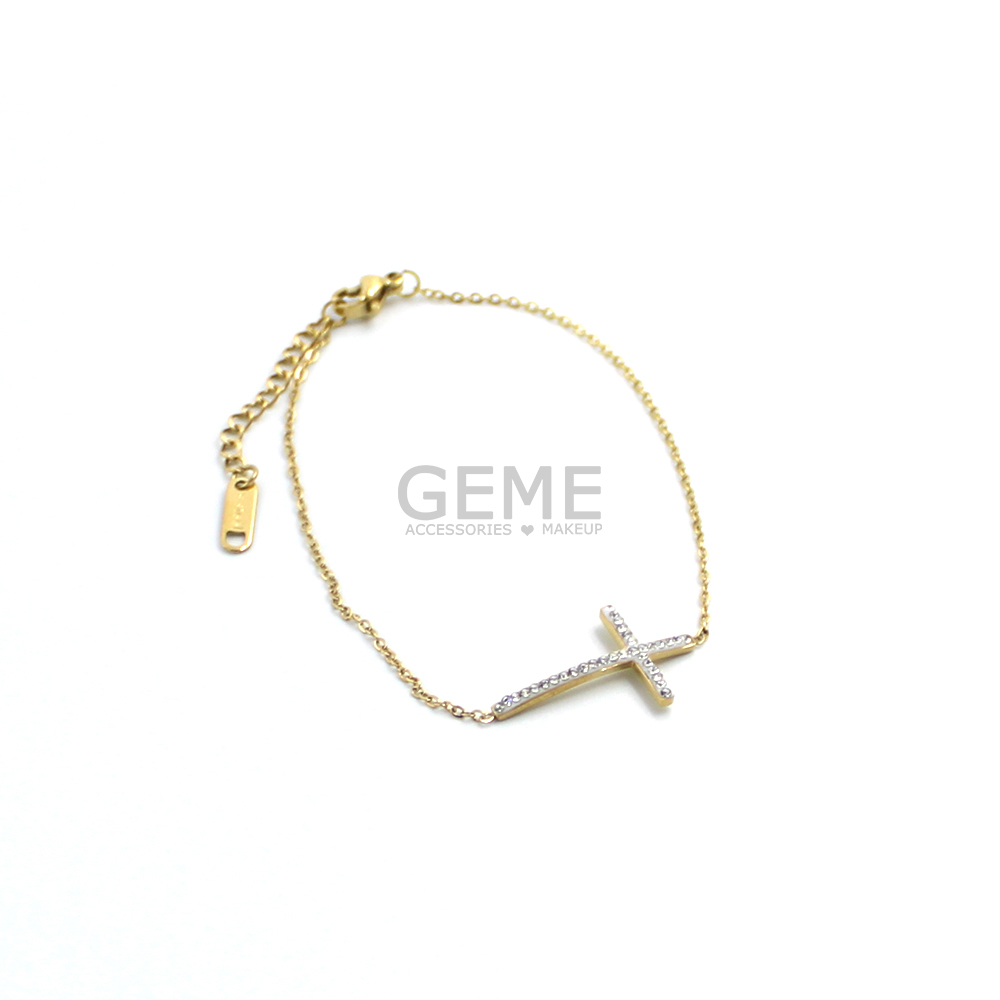 ΑΤΣΑΛΙΝΟ ΒΡΑΧΙΟΛΙ ΣΤΑΥΡΟΣ ΜΕ ΣΤΡΑΣ – GEME