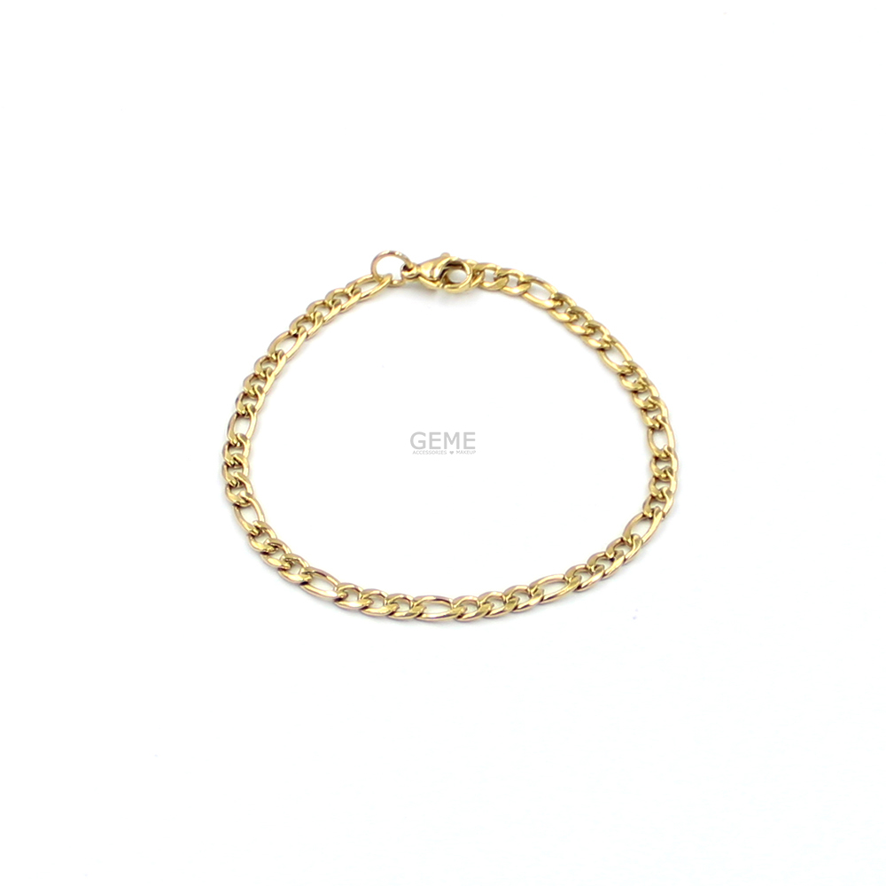 ΑΤΣΑΛΙΝΟ ΒΡΑΧΙΟΛΙ ΑΛΥΣΙΔΑ UNISEX (GOLD) – GEME